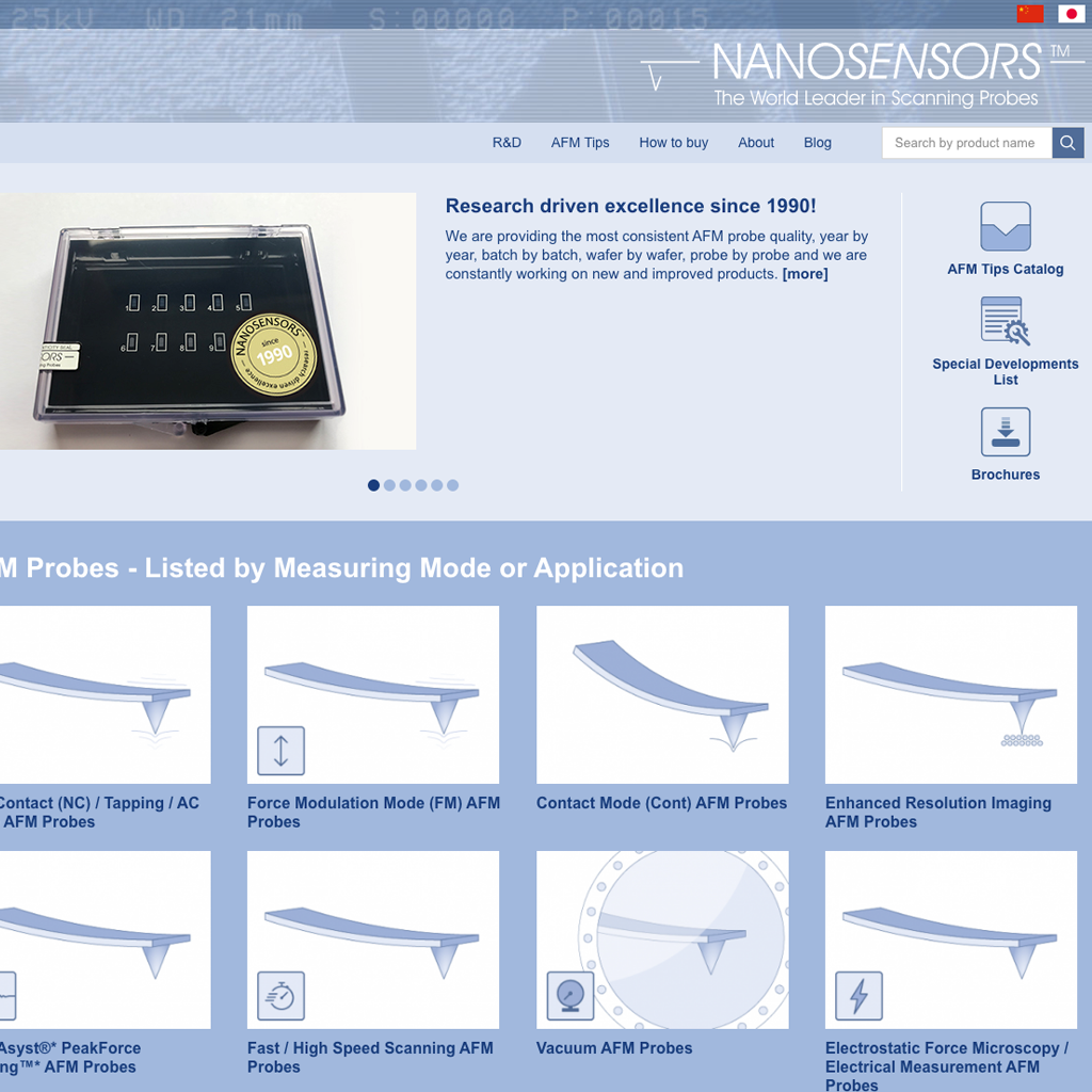 nanosensors_facebook – Blog • by NanoWorld® - World Leader in AFM Tips